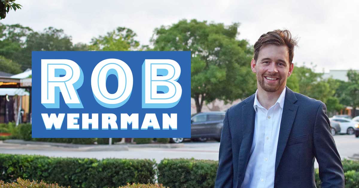 Re-Elect Rob Wehrman for Charleston County Council District 3